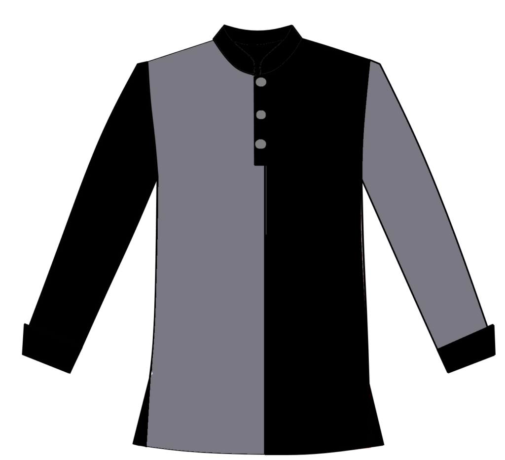 113-Pullover Split Front Two Colors – Andreas Dsigns