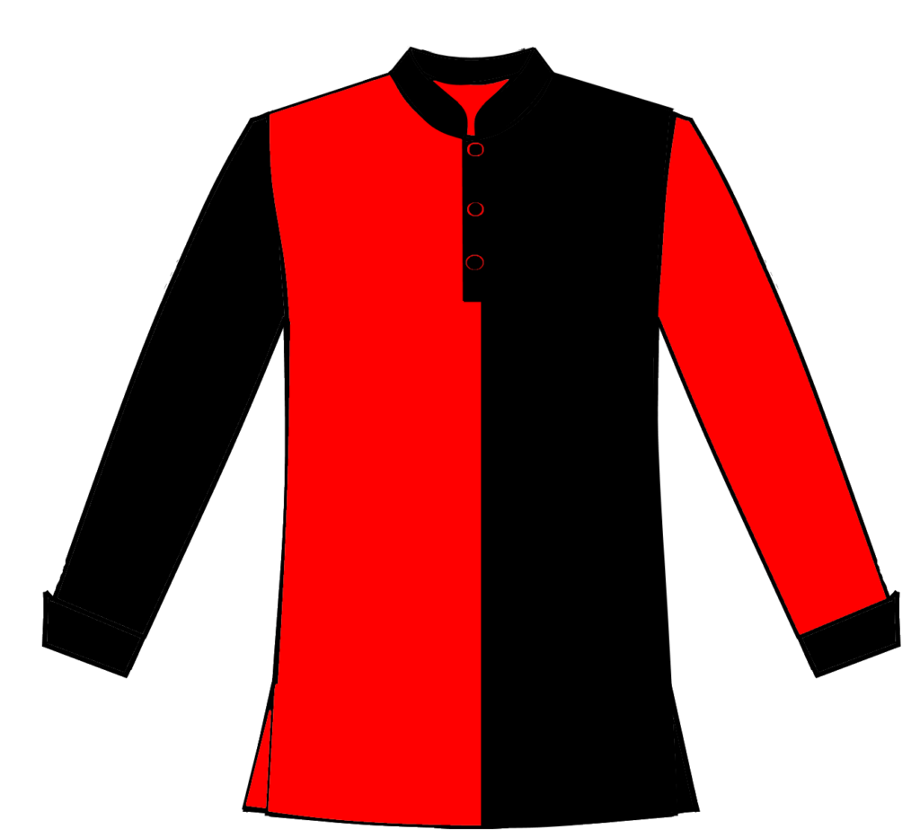 113-Pullover Split Front Two Colors – Andreas Dsigns